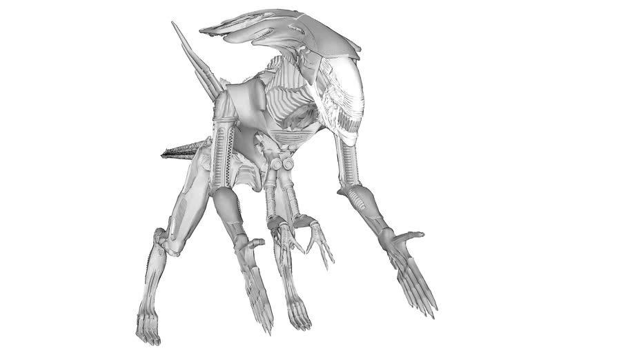 Xenomorph Queen Drawing