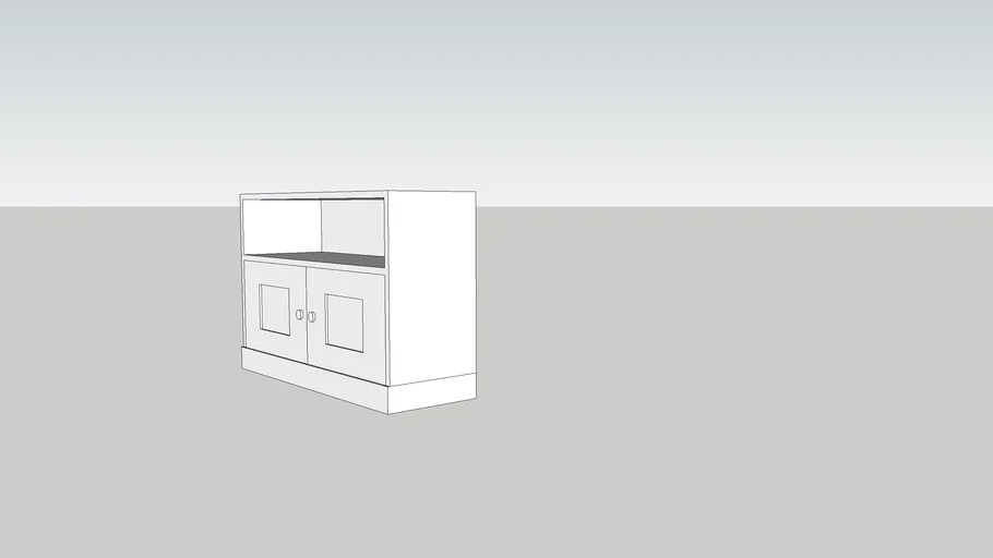 Zoe Boscombe TV Unit | 3D Warehouse