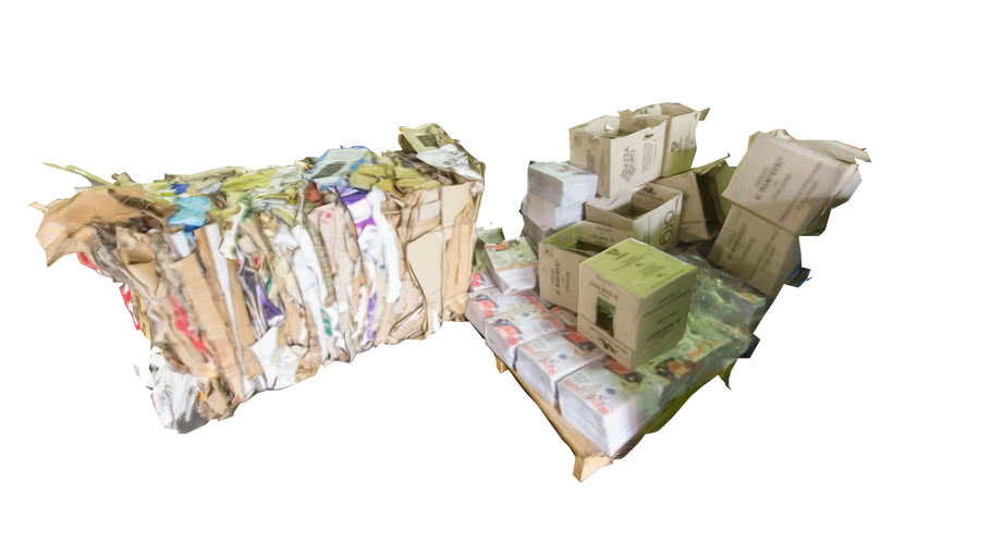 Rubbish Cardboard Boxes | 3D Warehouse