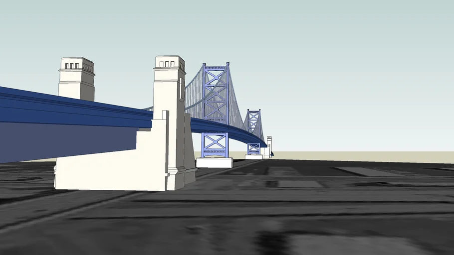 Ben Franklin Bridge | 3D Warehouse