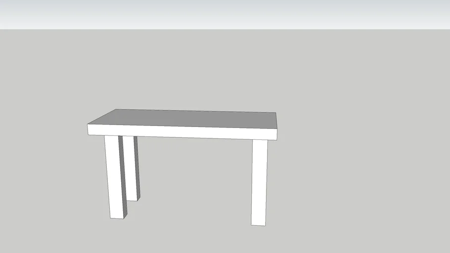 Table basse simple | 3D Warehouse