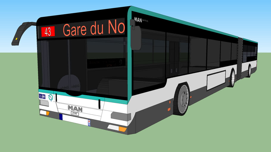MAN NL255 Lion's City G RATP | 3D Warehouse