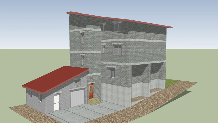 Detached house | 3D Warehouse