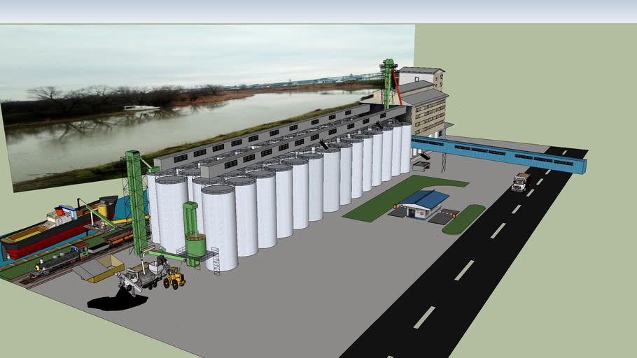 Silos | 3D Warehouse