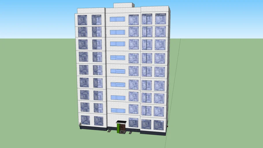 nine-story building | 3D Warehouse