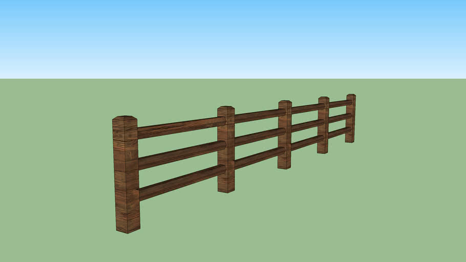 Wood Fences - 4 Fences | 3D Warehouse