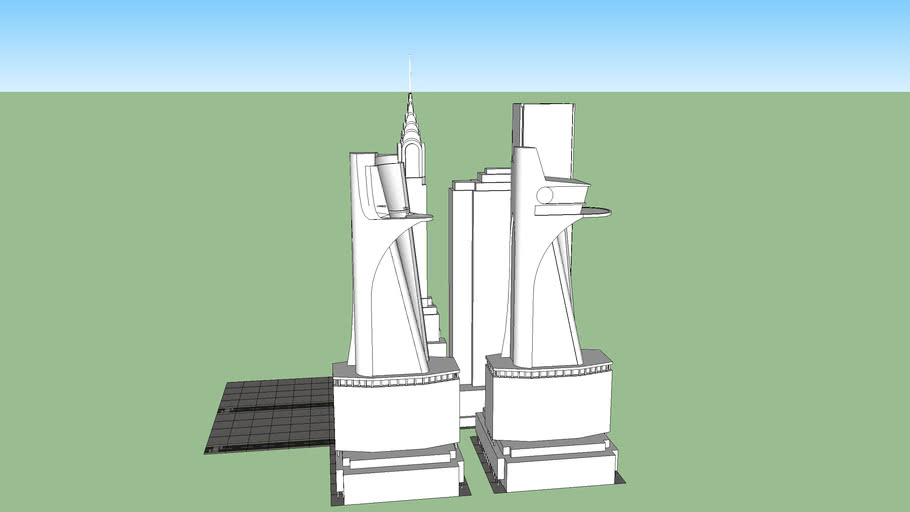 Alpha Cube World -- New York City Landmarks Part 2 | 3D Warehouse