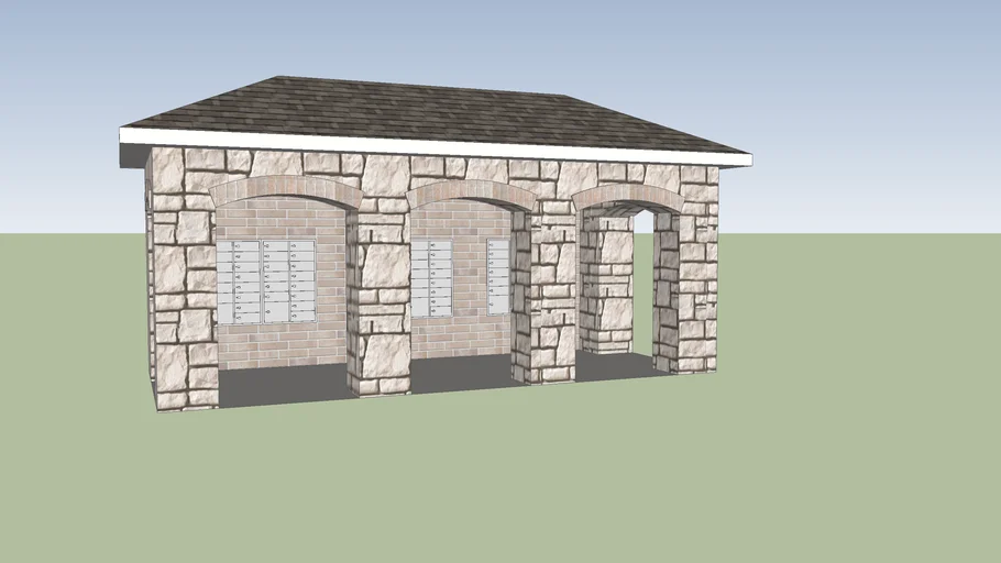 Mail Kiosk | 3D Warehouse