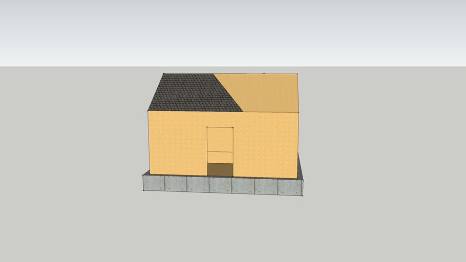 half finished house | 3D Warehouse