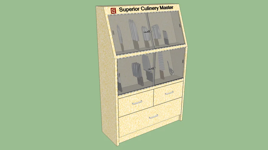 Canada Cutlery Display | 3D Warehouse
