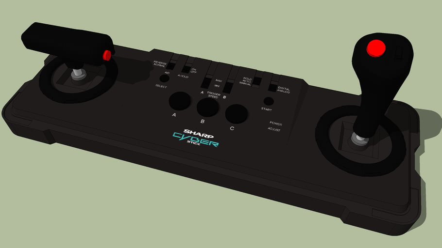 SHARP Cyber Stick (1990:Japan) ～シャープサイバースティック～ | 3D Warehouse
