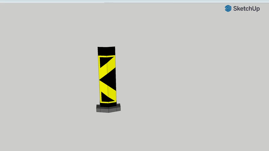 Delineator Keep left | 3D Warehouse