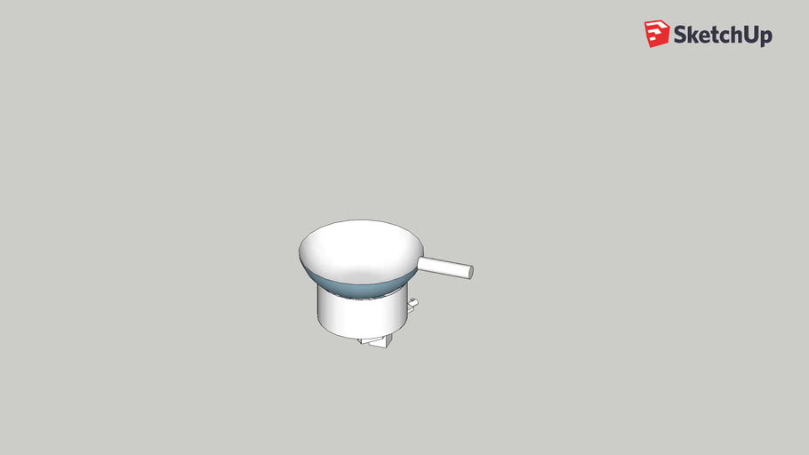 Wok Module - 2" square. | 3D Warehouse
