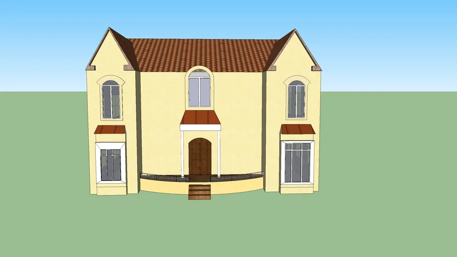 Yellow Mansion | 3D Warehouse