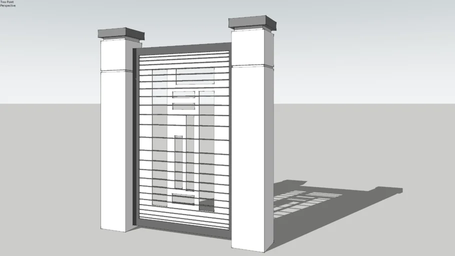 Modern Gate_2 | 3D Warehouse