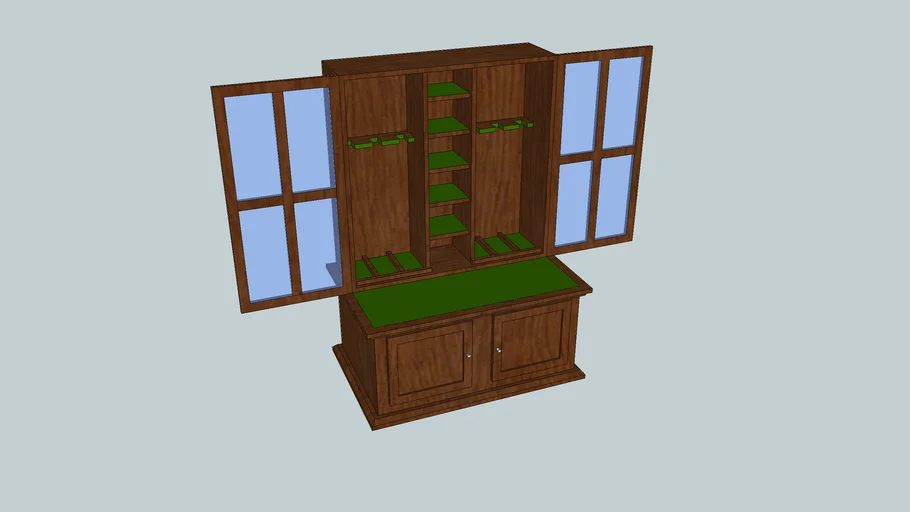 gun cabinet | 3D Warehouse