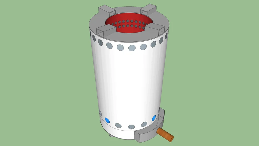 Tlud Gasifier Stove | 3D Warehouse