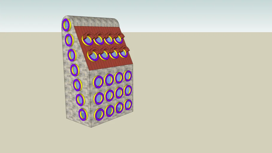 Tower with Circle Windows | 3D Warehouse