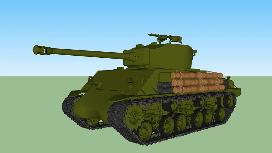 Sherman M4A3E8 Easy Eight | 3D Warehouse