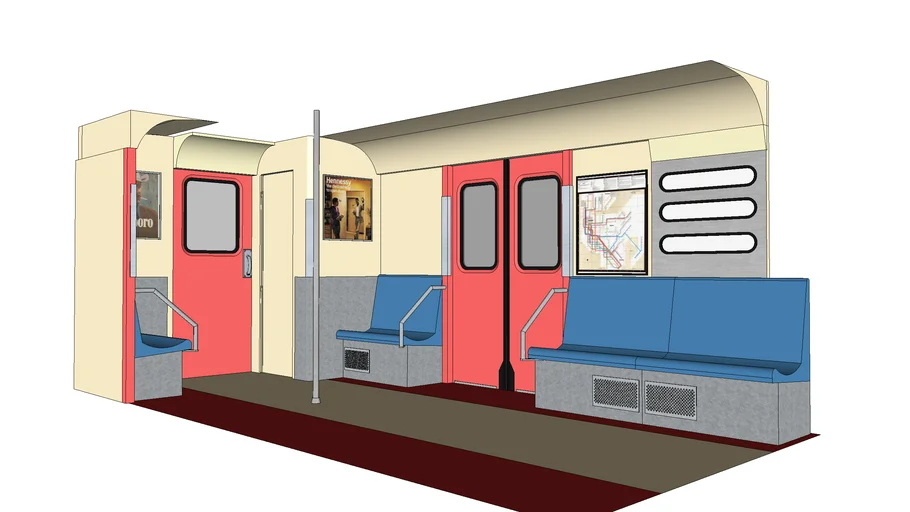 R33 Rail Car Interior | 3D Warehouse
