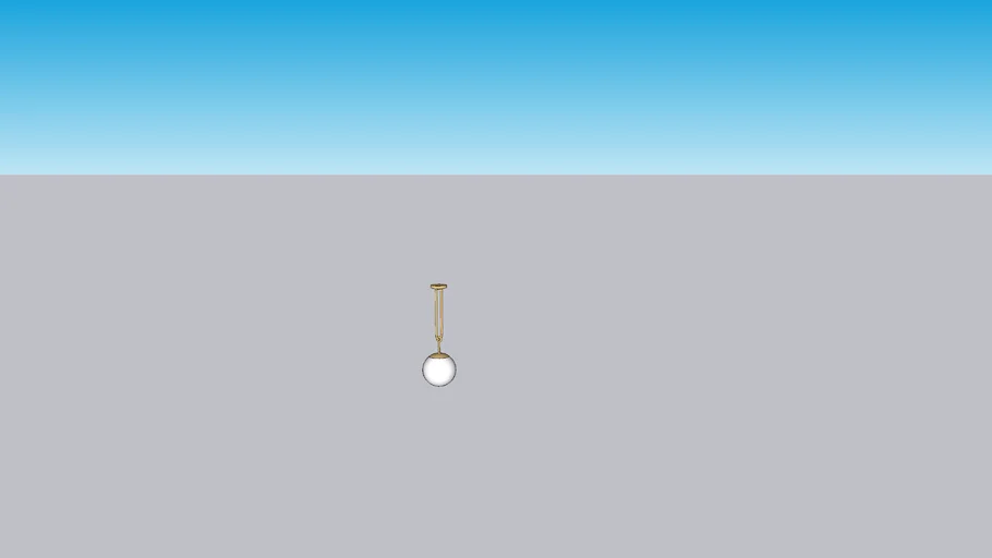 savoy house Becker 1 Light Warm Brass Pendan | 3D Warehouse