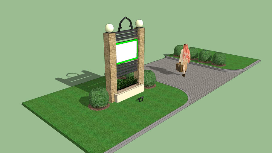 Signage Design Outdoor 2 | 3D Warehouse