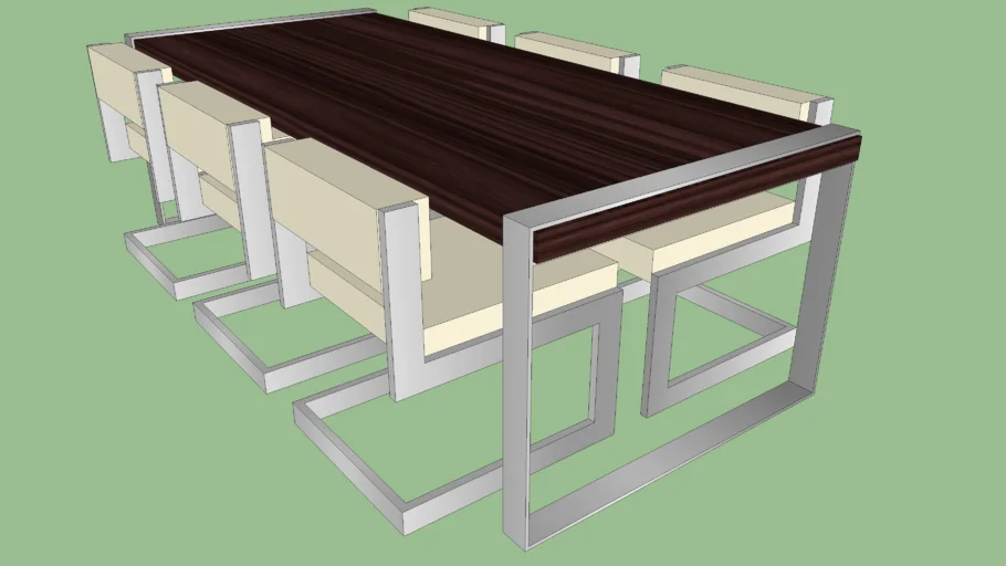 Modern Dining Table | 3D Warehouse