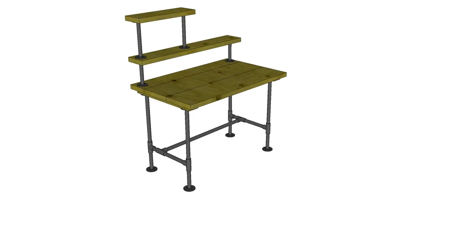 Pipe Desk | 3D Warehouse
