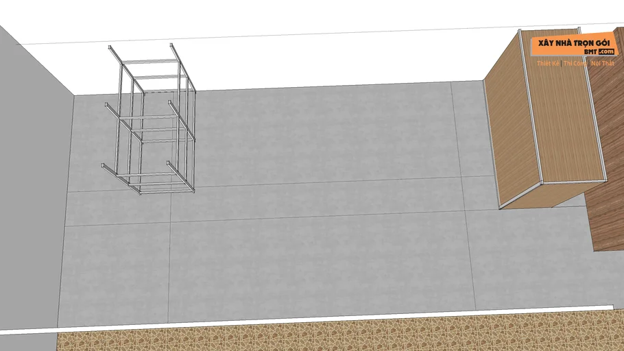 Kệ Kho Gỗ 1.5x3x3 | 3D Warehouse