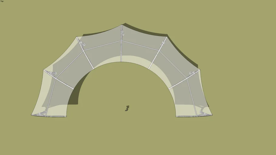 Semicircular Cantilever Canopy | 3D Warehouse