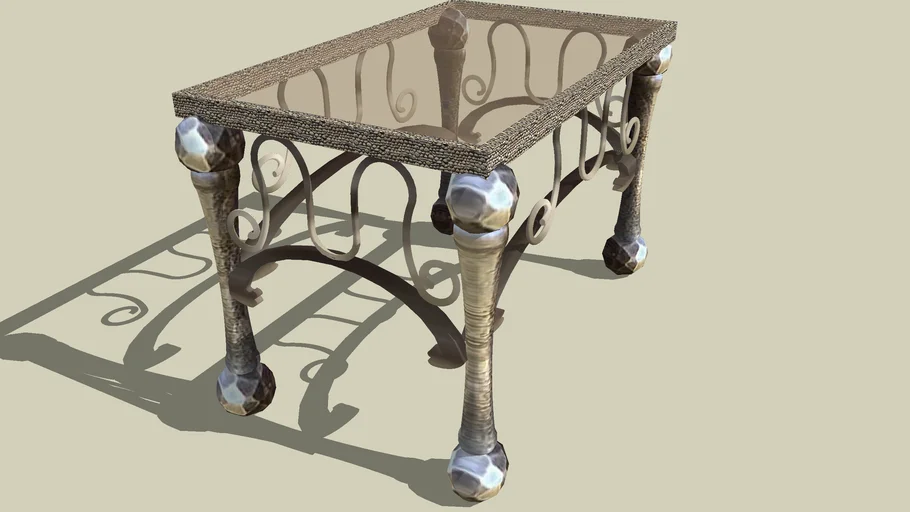 Intricate metal table (Also my 111th model) | 3D Warehouse