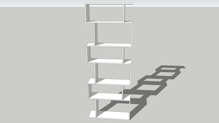 Simple Modern Bookcase | 3D Warehouse