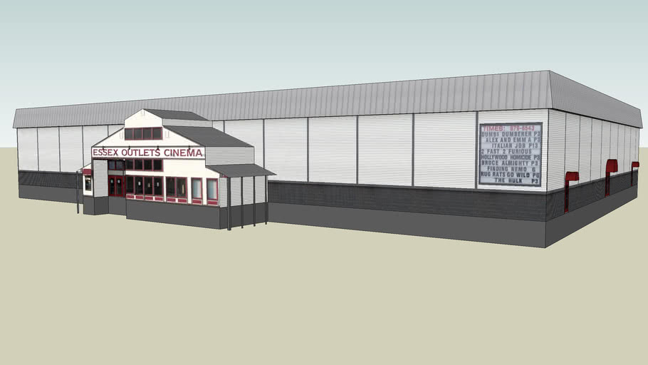 Essex Outlets Cinema in Essex, VT | 3D Warehouse