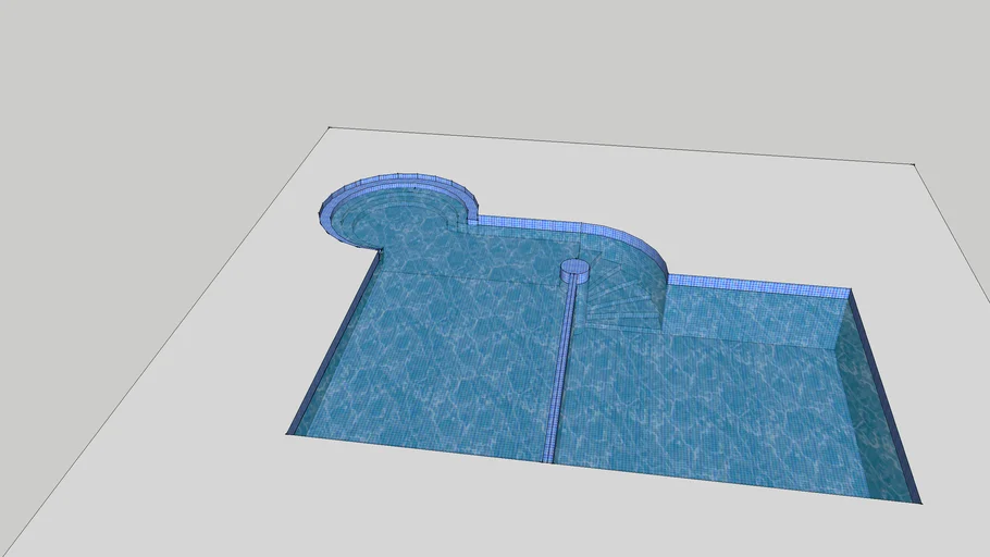 Two Level Swimming Pool | 3D Warehouse