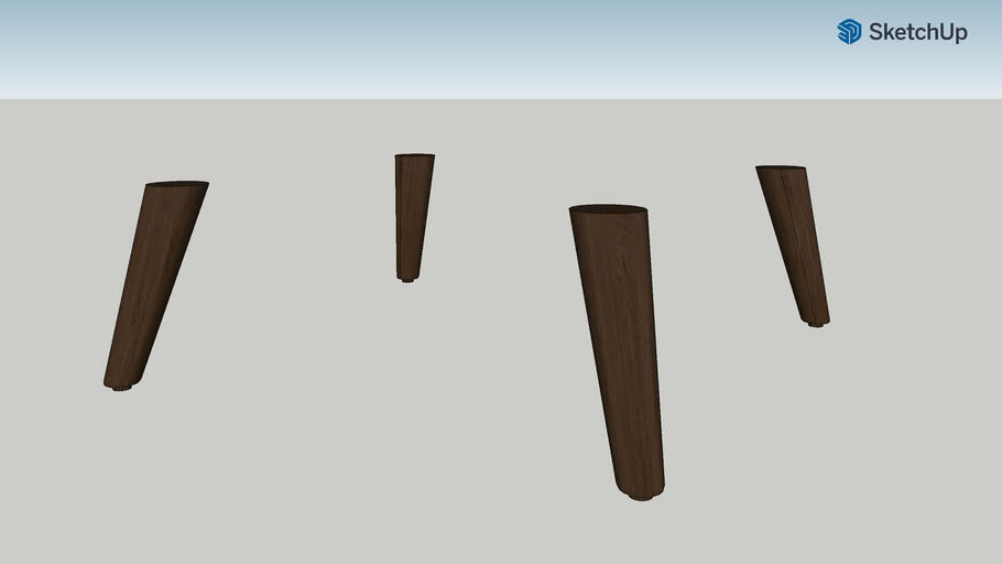 4 cabinet legs | 3D Warehouse