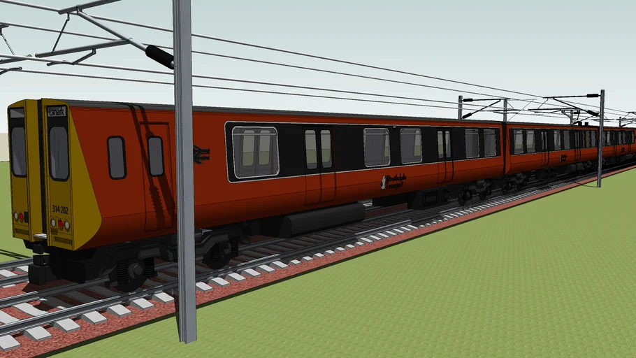 Strathclyde Transport Class 314 EMU | 3D Warehouse