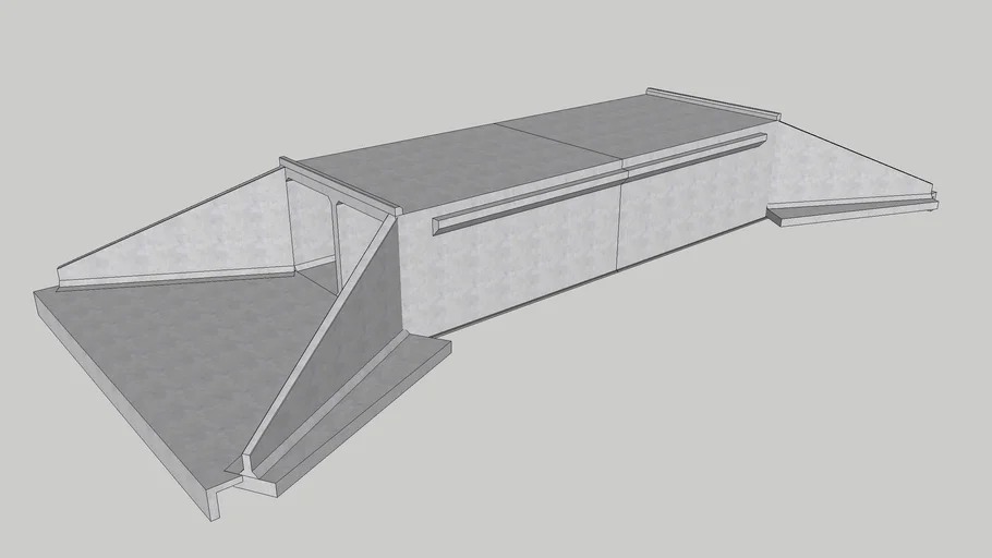 Box Culvert 3.3x3.3m@2 cells | 3D Warehouse