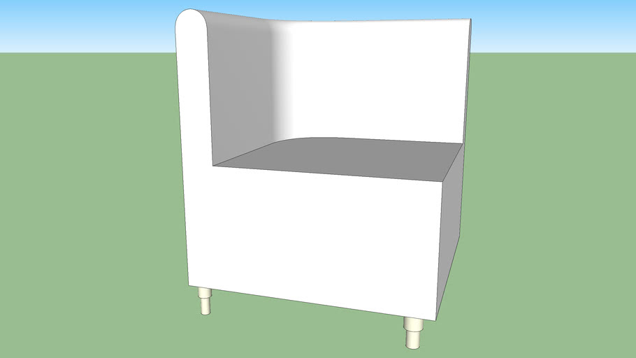 corner modular seat | 3D Warehouse