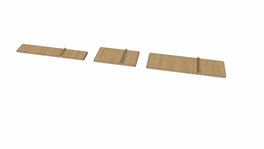 Bolia wandplanken wave | 3D Warehouse