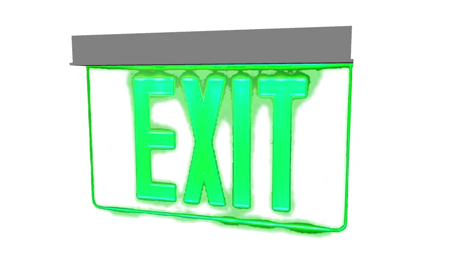 出口指示燈 EXIT sign light | 3D Warehouse