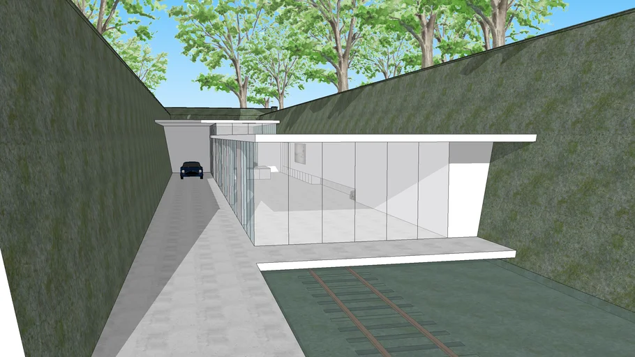 la petite ceinture, abandoned train tunnel house paris | 3D Warehouse