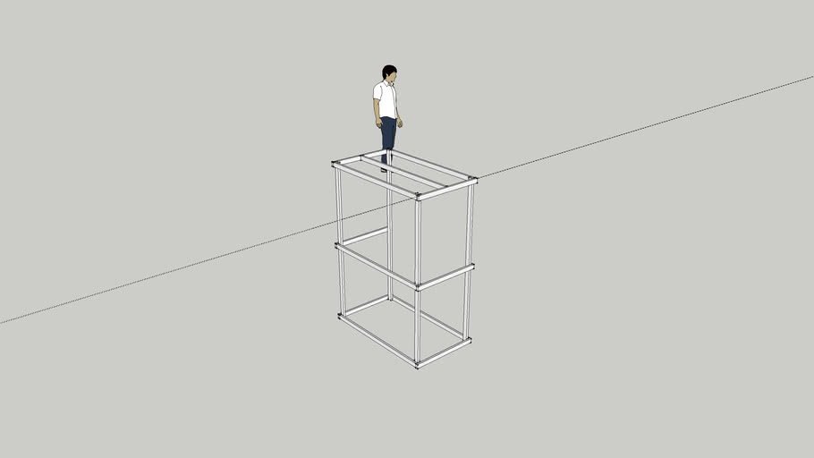 Wood Grow Tent Frame | 3D Warehouse