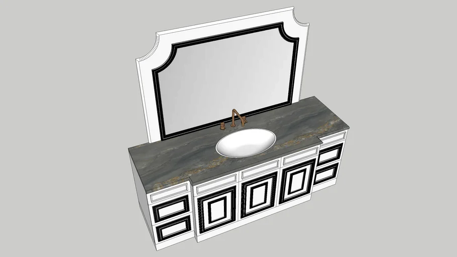 Vanity Counter | 3D Warehouse