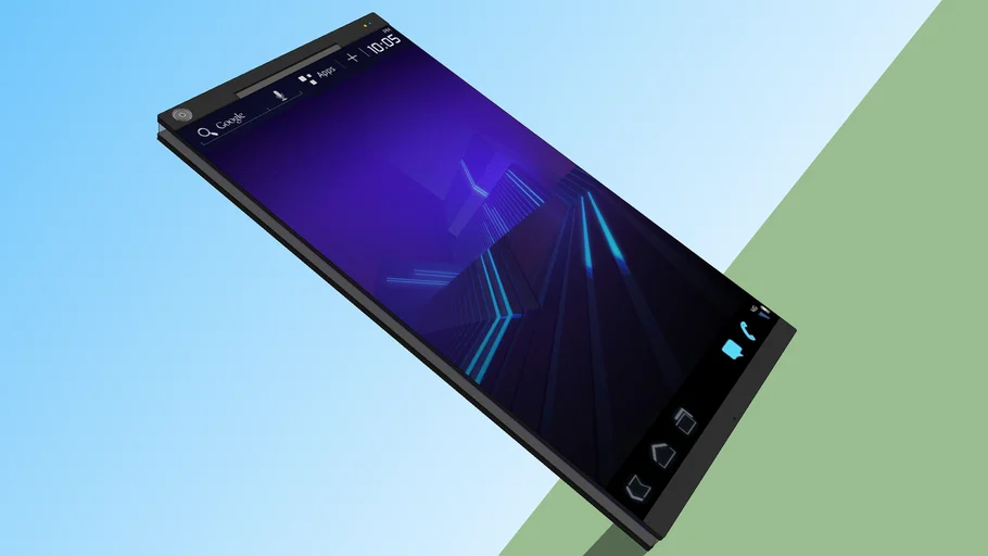 Concept Android Phone (Hex) (Updated!) | 3D Warehouse