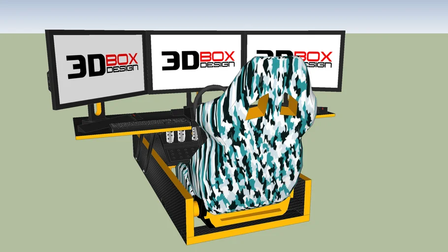 Cockpit Racing modificado 3dbox | 3D Warehouse