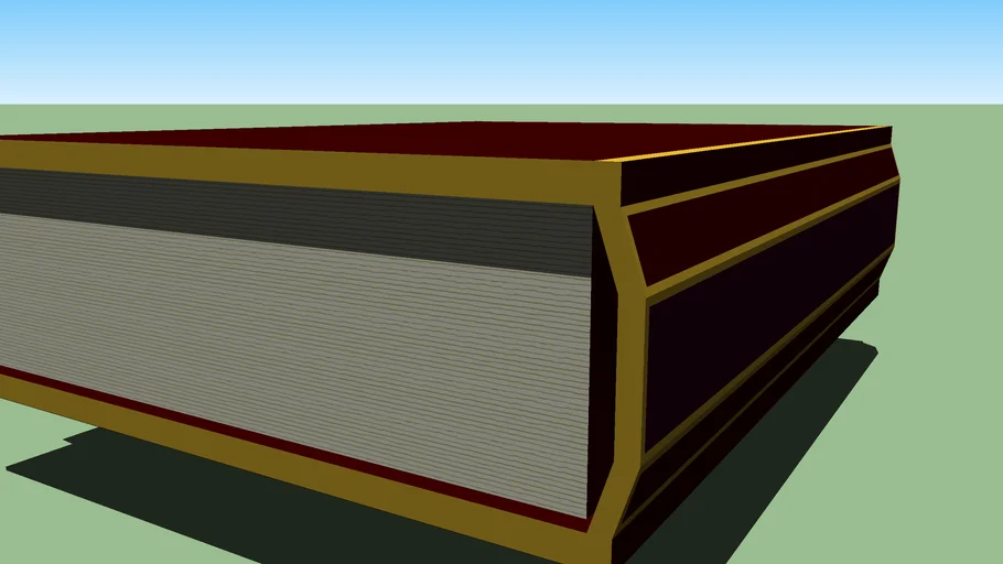 An Ornate and Suprizingly Small Book | 3D Warehouse