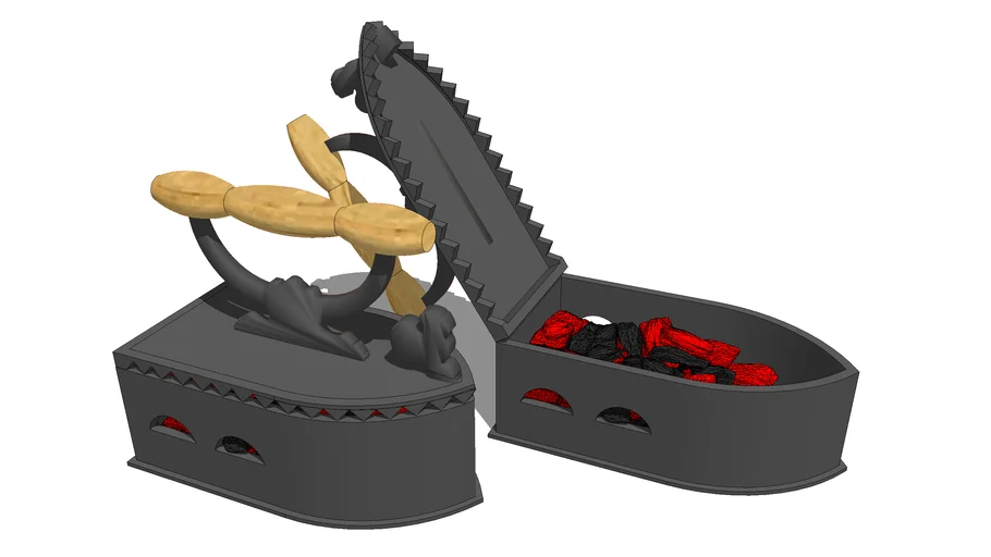 Setrika arang | 3D Warehouse