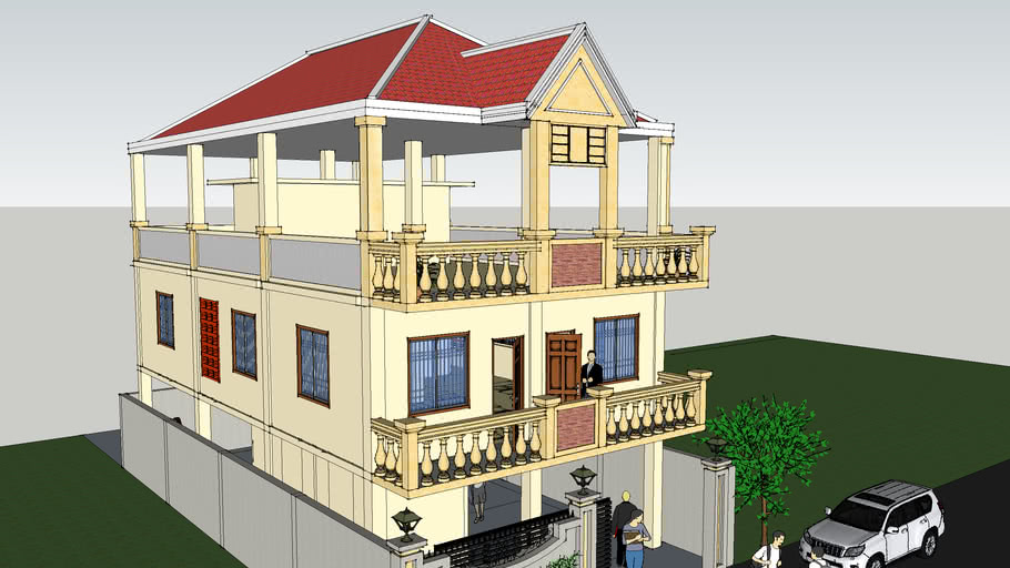 Khmer house#2 | 3D Warehouse