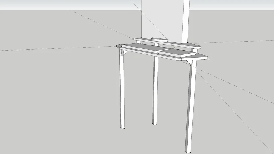 computer table | 3D Warehouse