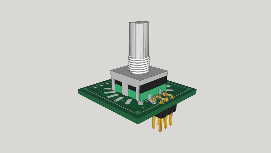 Rotary Encoder LED control module | 3D Warehouse